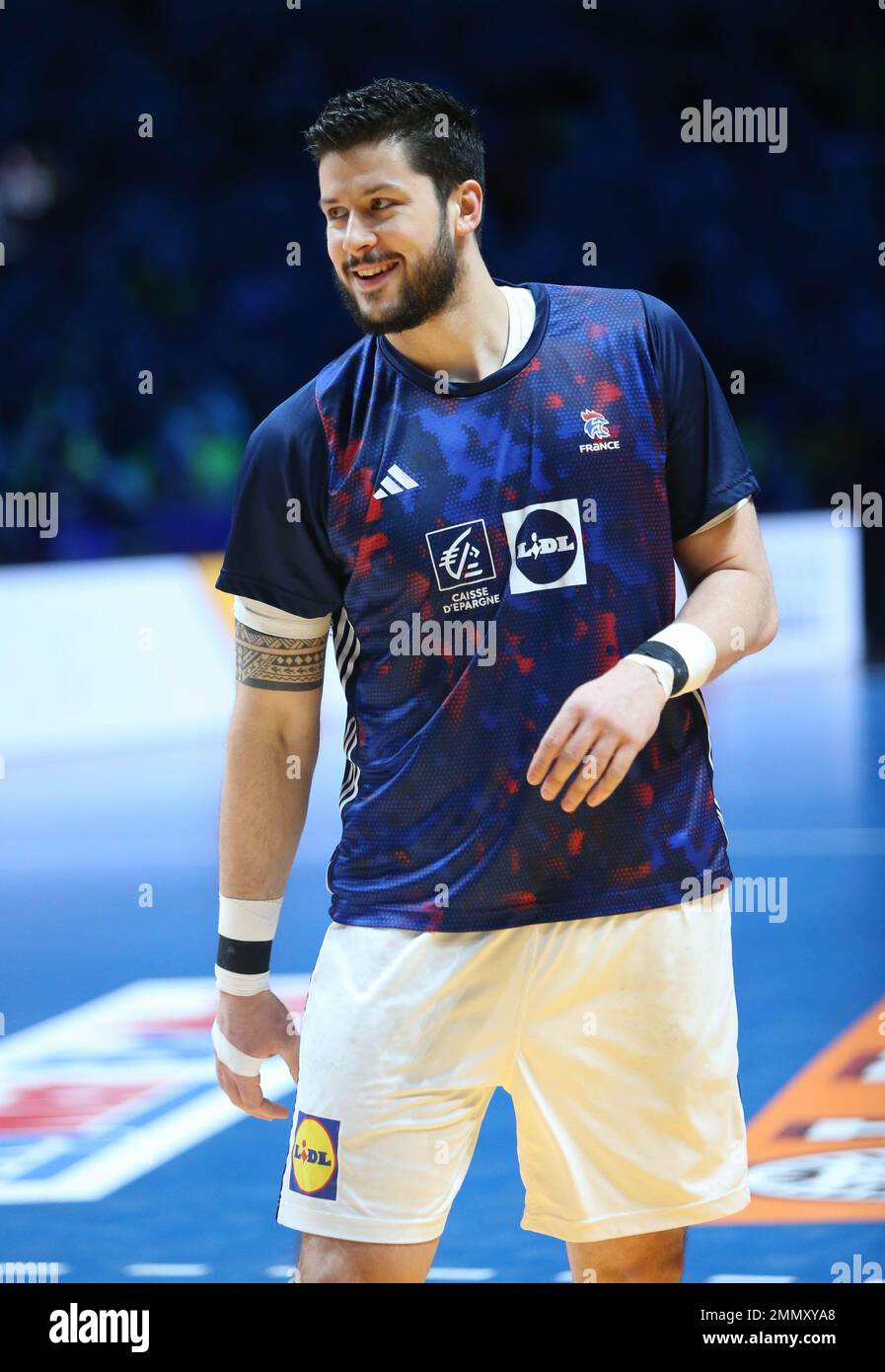 Nicolas Tournat of France ahead of the IHF Men's World Championship 2023, Final Handball match ...