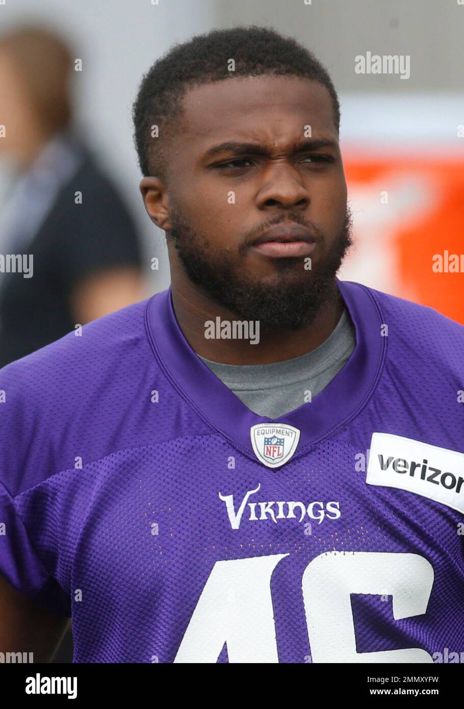 Minnesota Vikings cornerback Trevon Mathis takes part during NFL ...