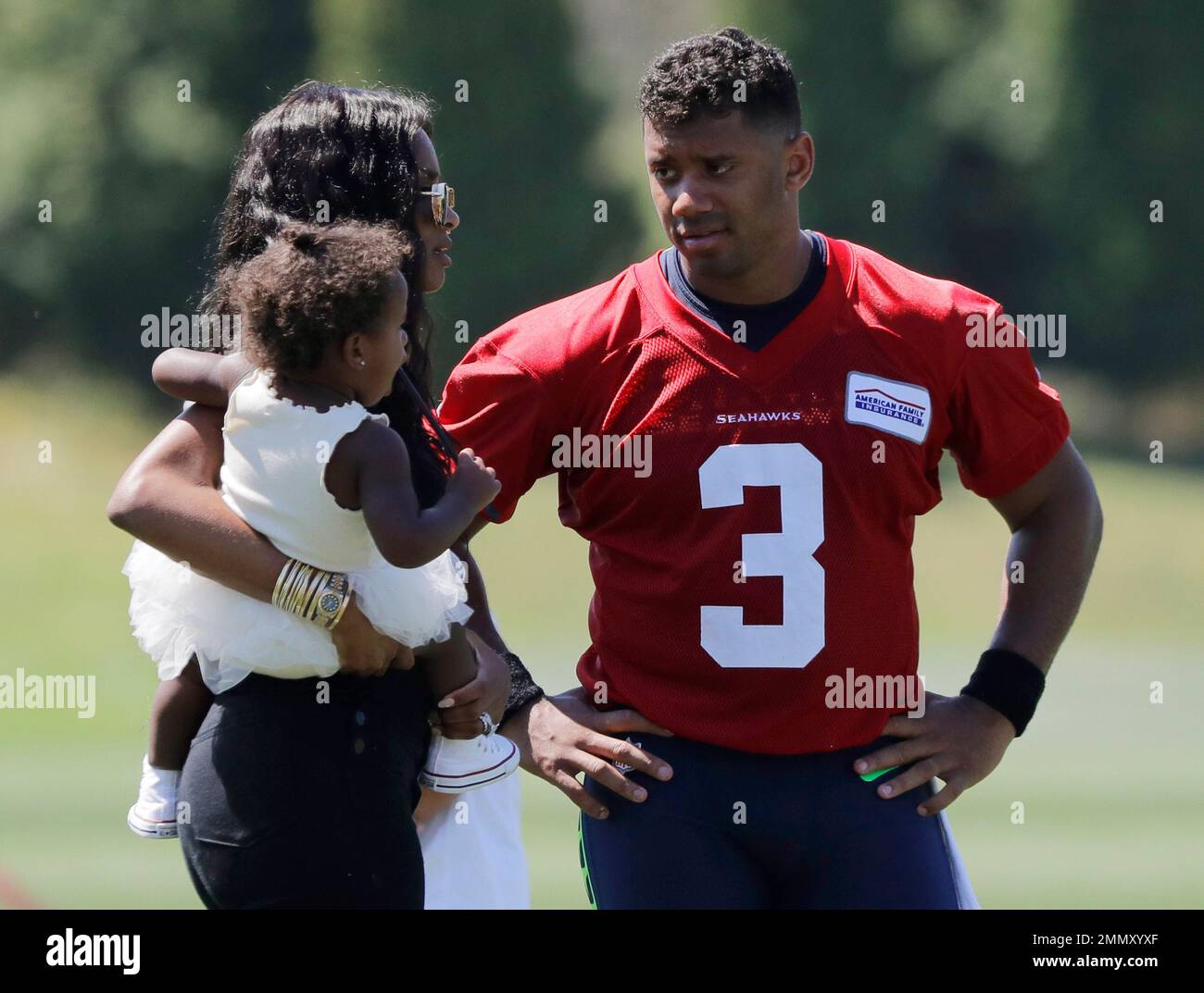 Pop singer Ciara, the wife of Seattle Seahawks quarterback Russell ...