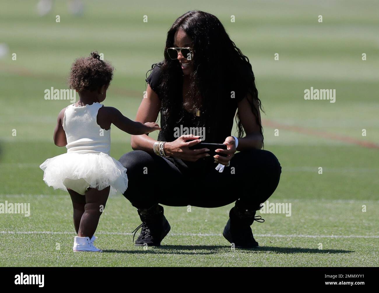Pop singer Ciara, the wife of Seattle Seahawks quarterback Russell ...
