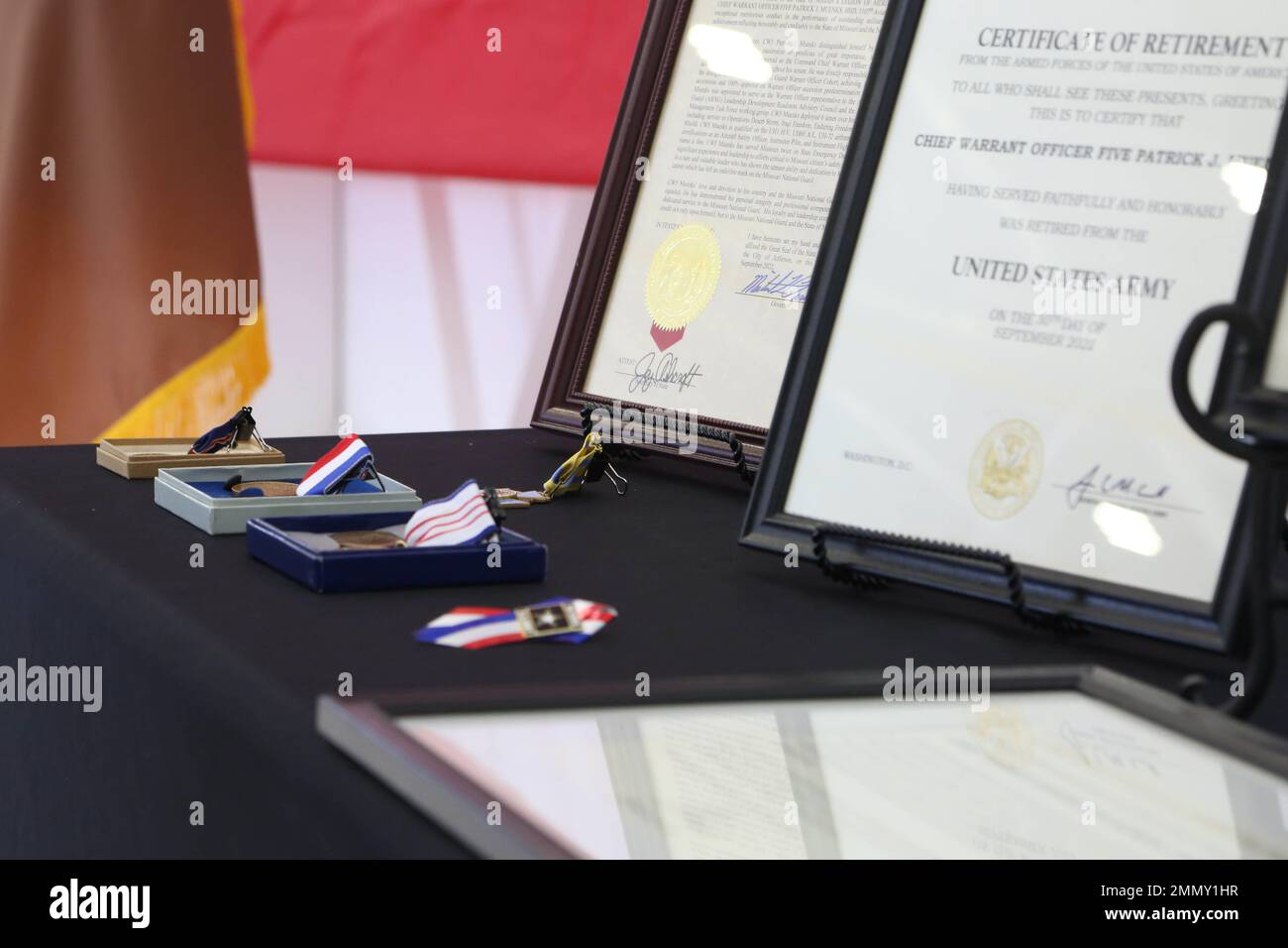 Chief Warrant Officer Five (CW5) Patrick J. Muenks retirement ceremony ...