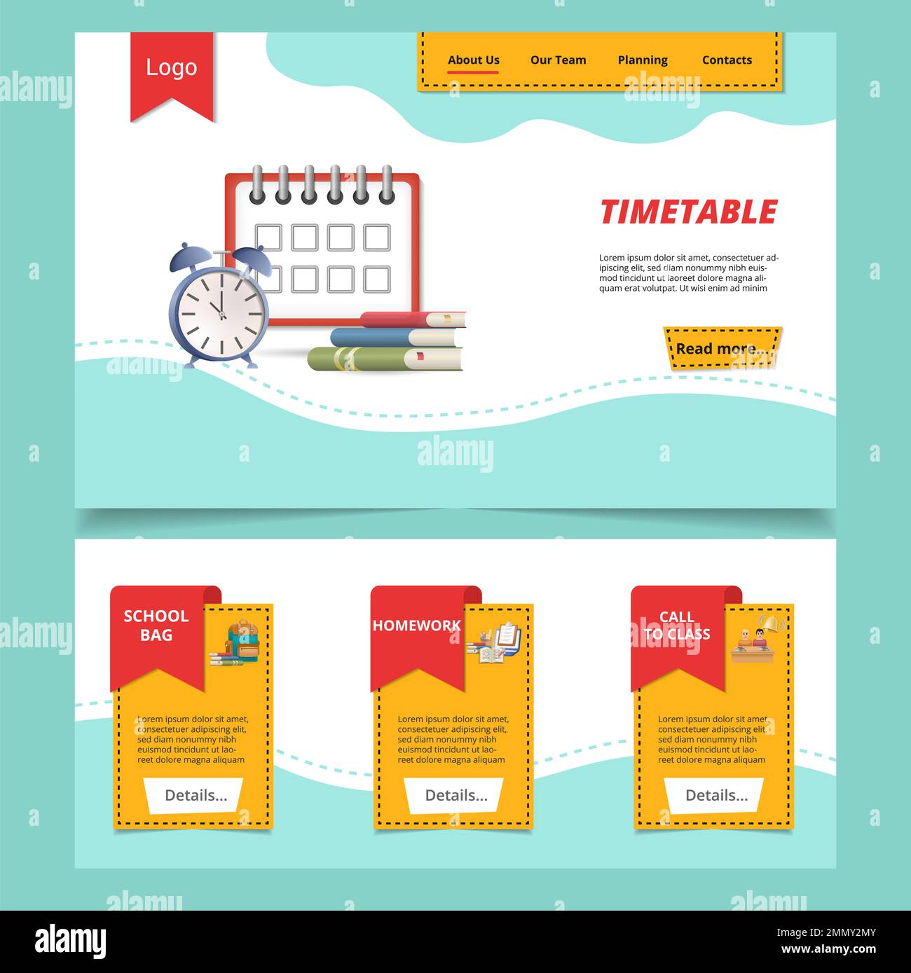 Class timetable hi-res stock photography and images - Alamy