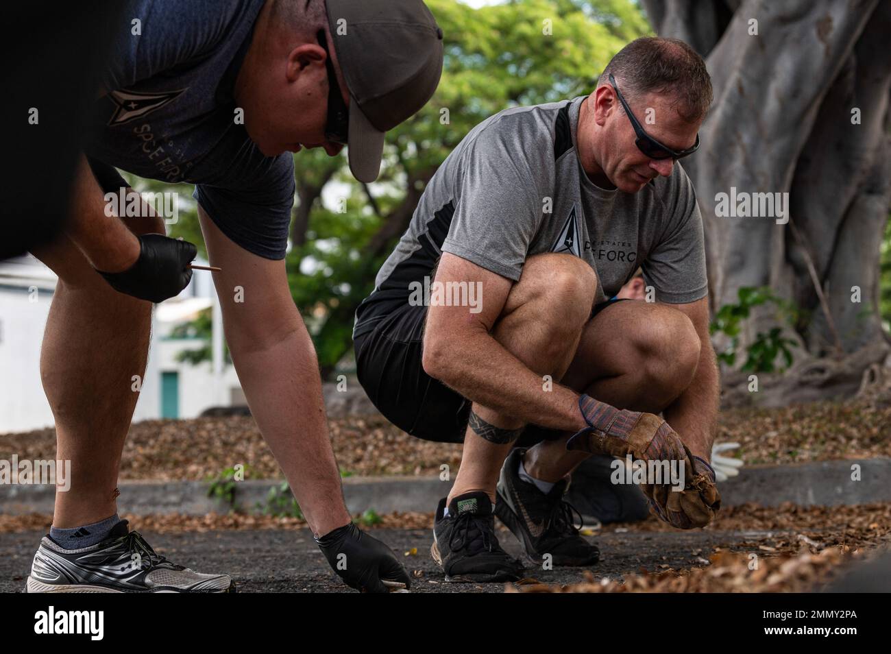 U.S. Space Force Lt. Col. Walter Priebe III, Pacific Air Forces deputy ...