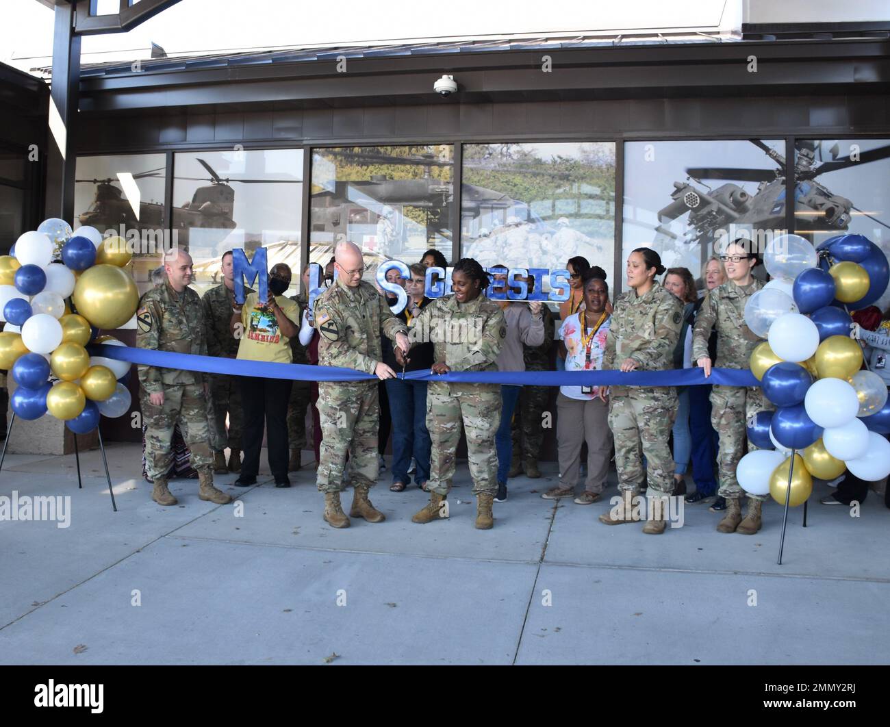 Lt. Col. Garrett Holt, Lyster Army Health Clinic commander, and Command ...