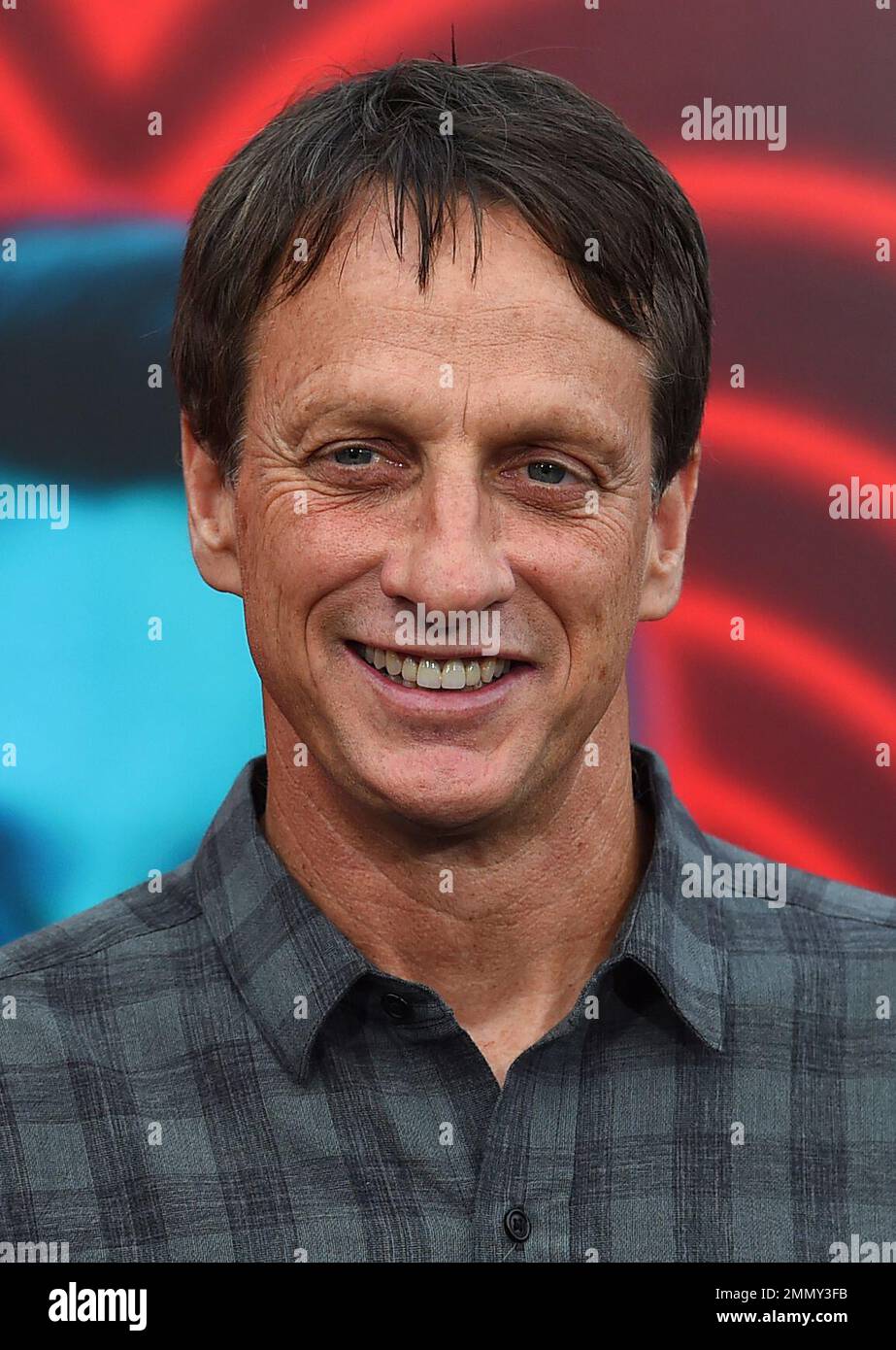 Tony Hawk arrives at the world premiere of "The Spy Who Dumped Me" on ...