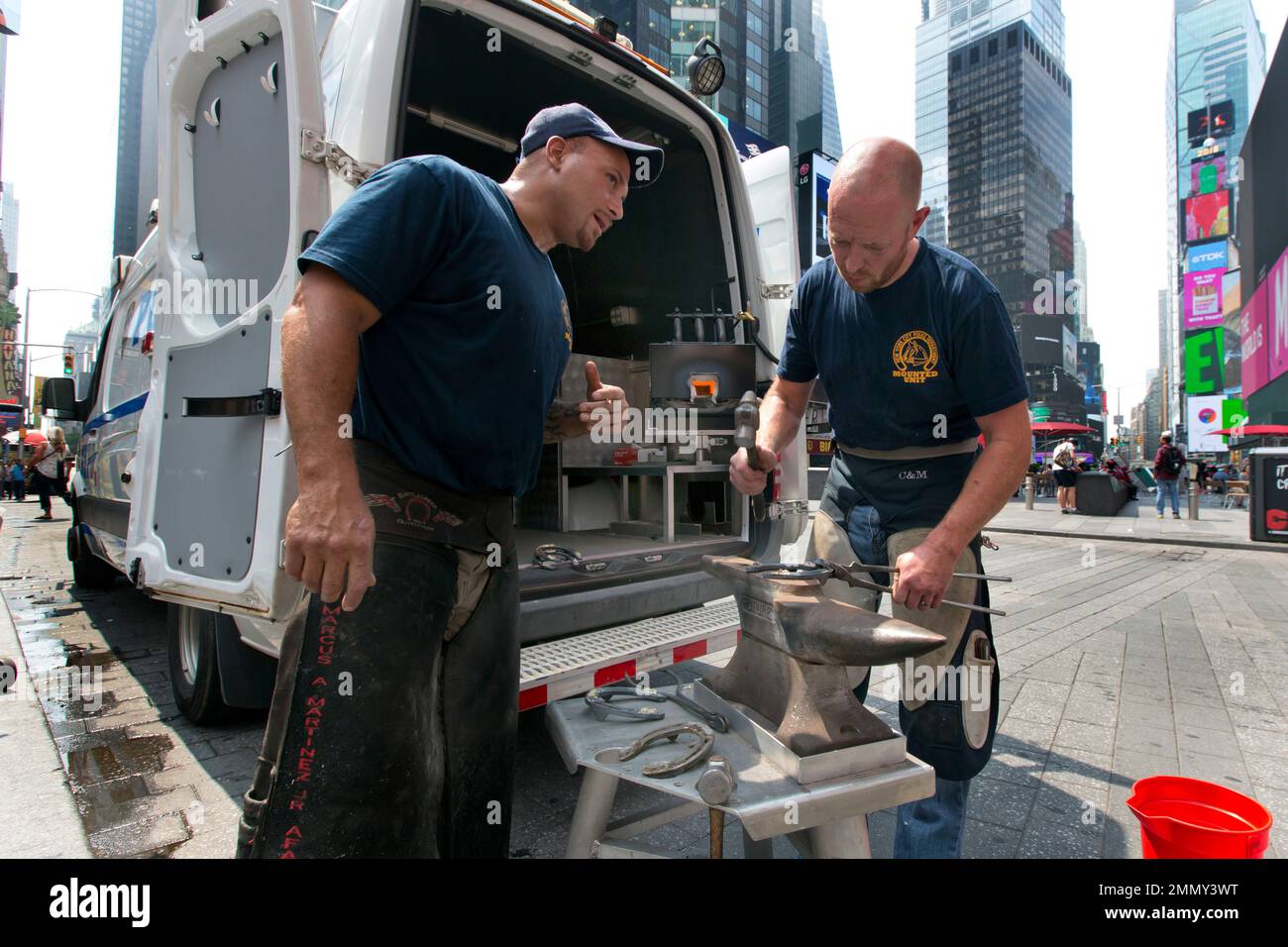 In this Tuesday, July 17, 2018 photo, New York City Police Department ...