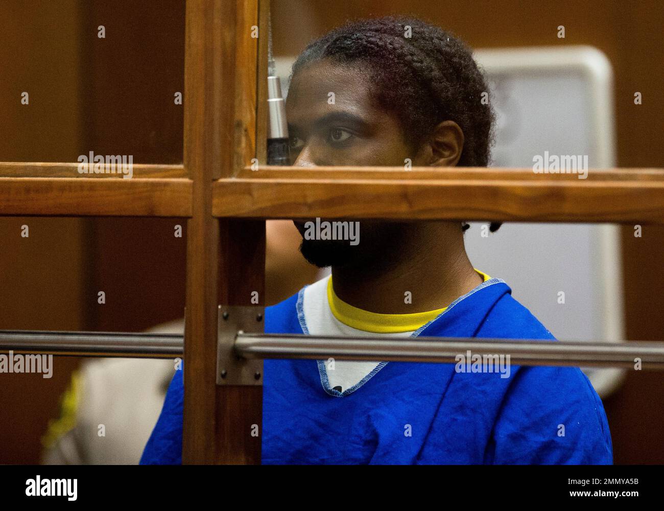 Gene Evin Atkins appears in court for the first time in Los Angeles ...