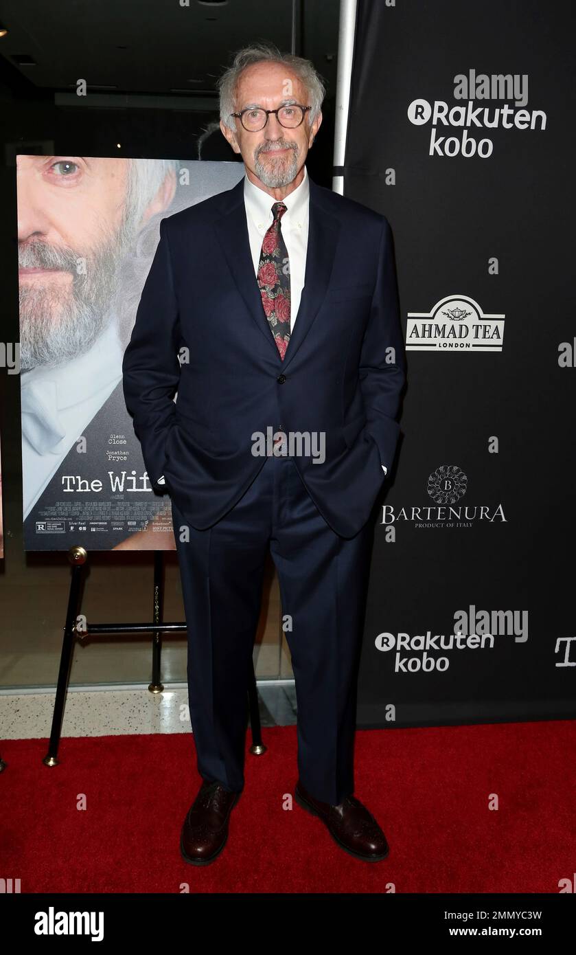 Jonathan Price arrives at the LA Premiere of "The Wife" at the Pacific ...