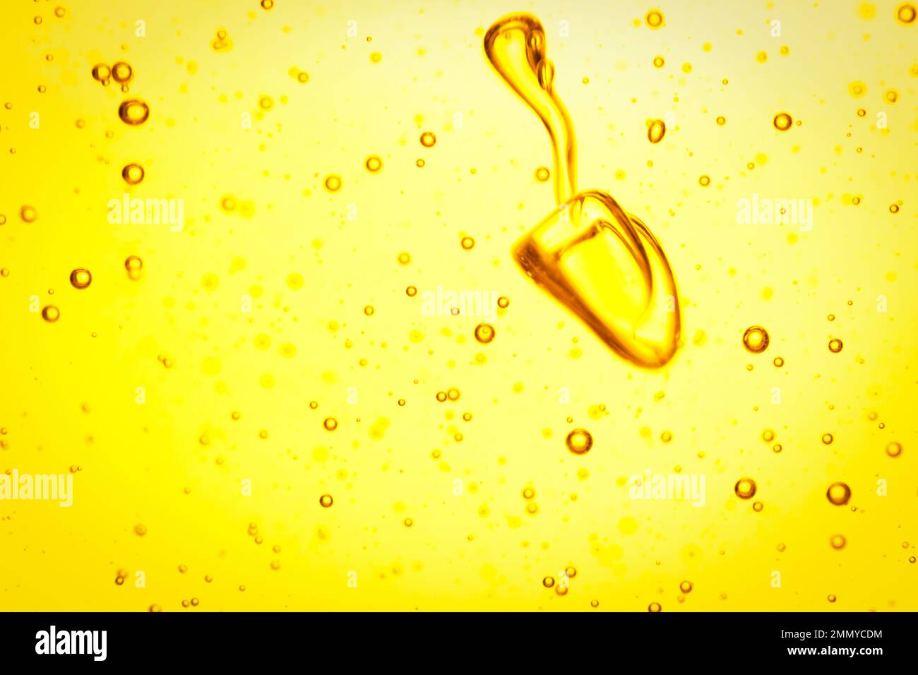 Cooking oil with bubbles as background, closeup Stock Photo - Alamy