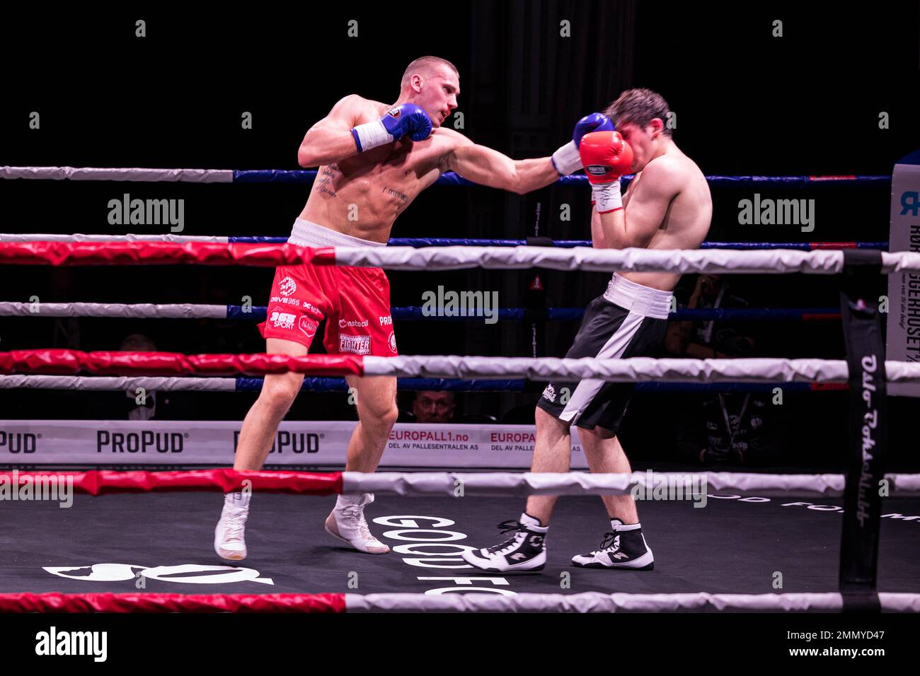 Oslo 20230128.Andreas Skarvold Iversen and Sandro Tvaur during the ...