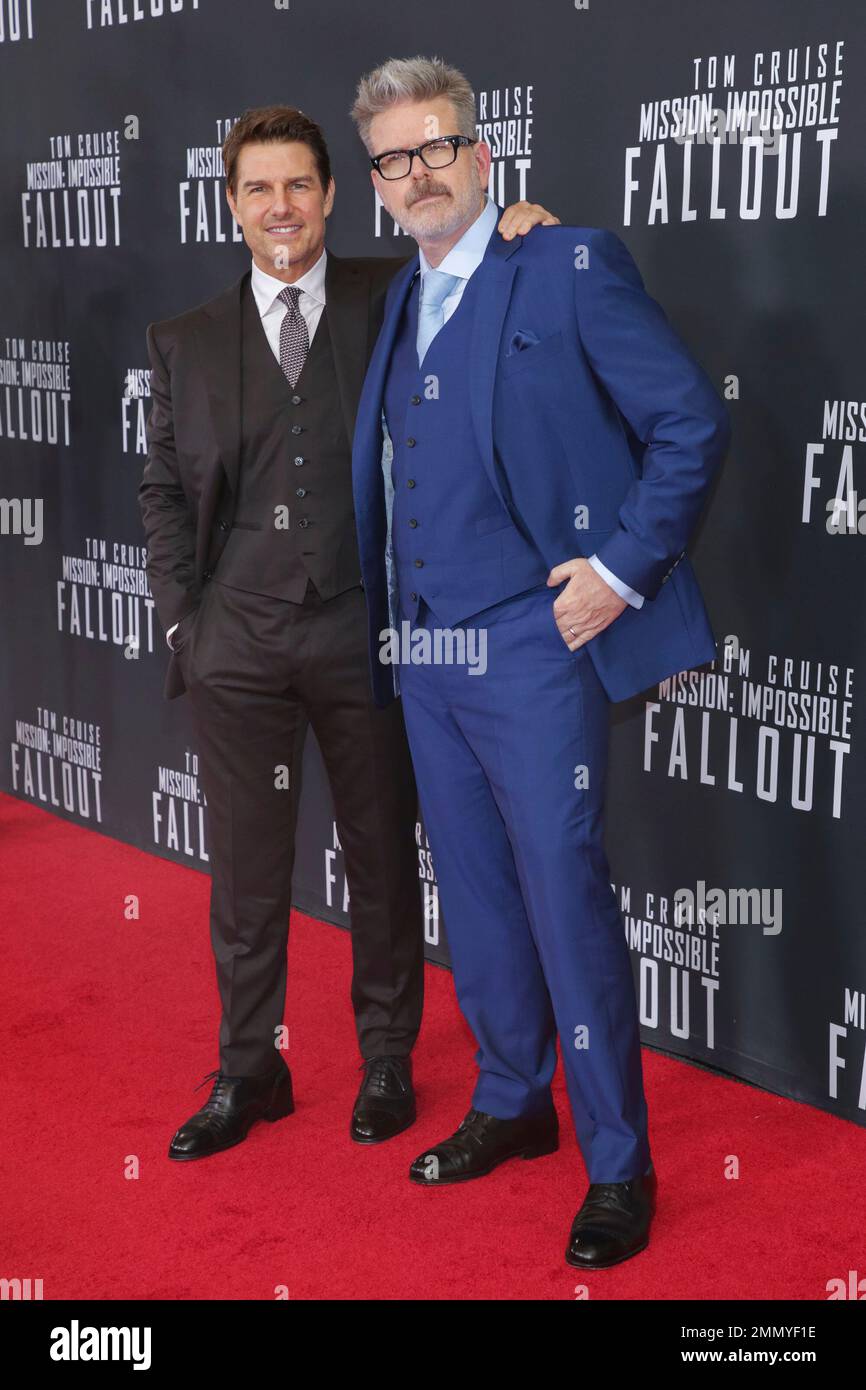 Actor Tom Cruise, left, and director, writer, producer Christopher ...