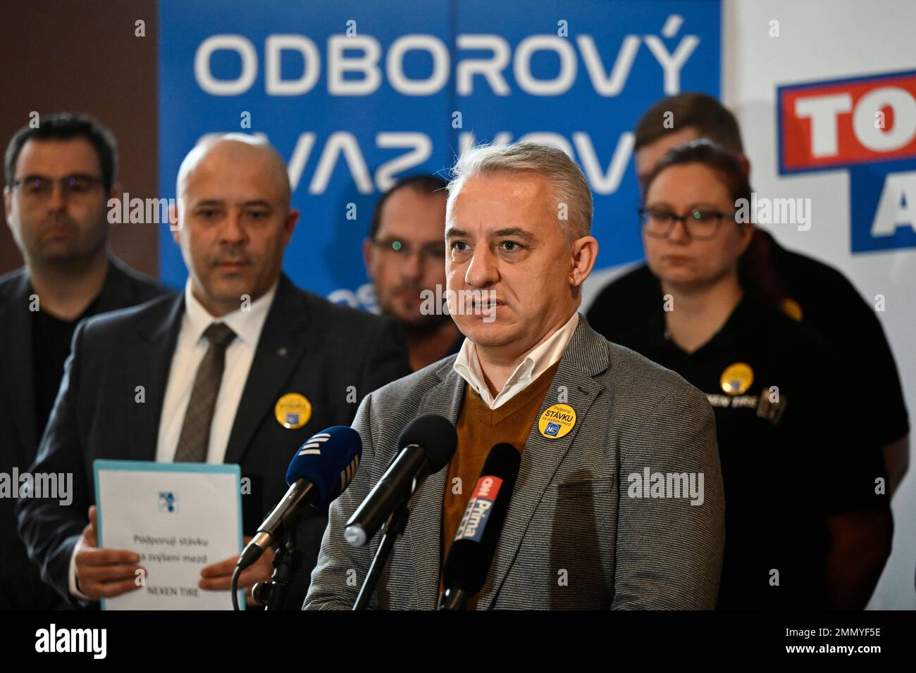 Prague, Czech Republic. 30th Jan, 2023. CMKOS (Czech-Moravian ...