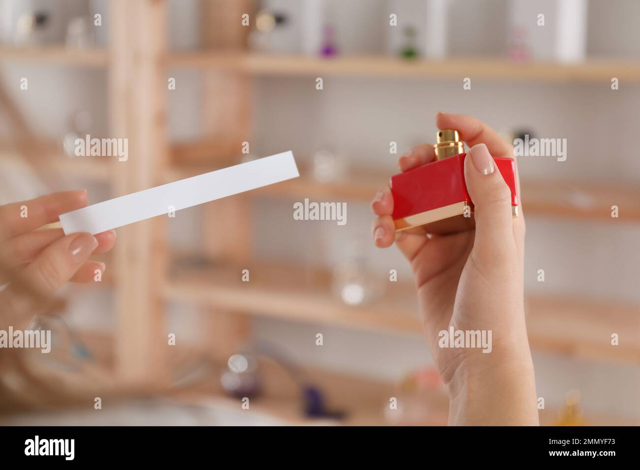 Perfume test and paper hi-res stock photography and images - Alamy