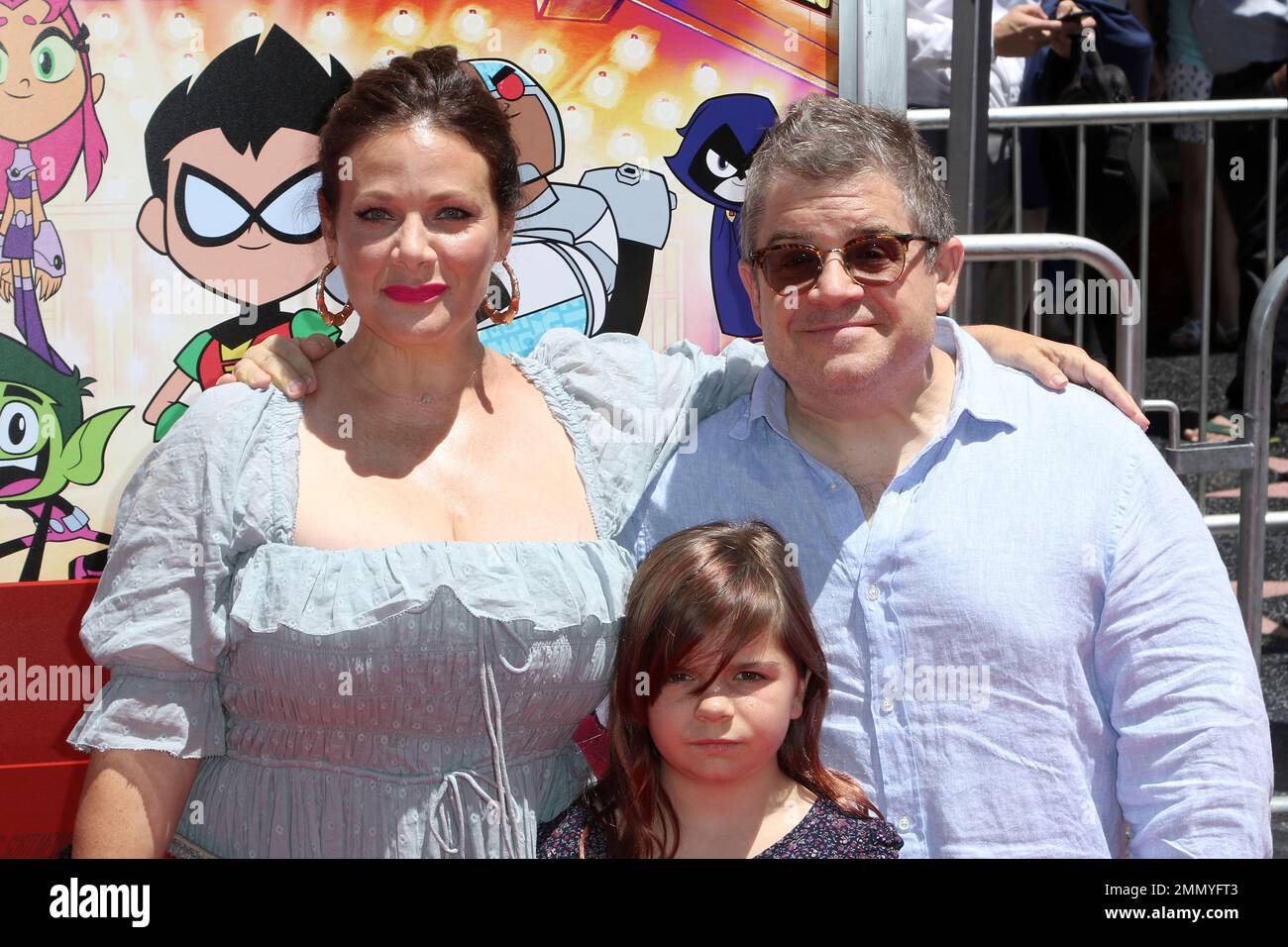 Meredith Salenger, from left, Alice Rigney Oswalt and Patton Oswalt ...