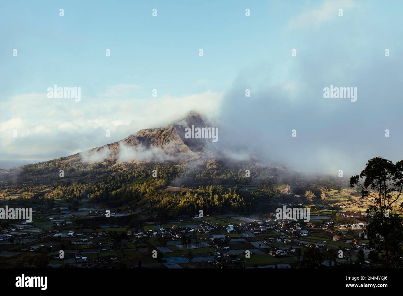 Mount Batur volcano , Kintamani, Bali, Indonesia Stock Photo - Alamy