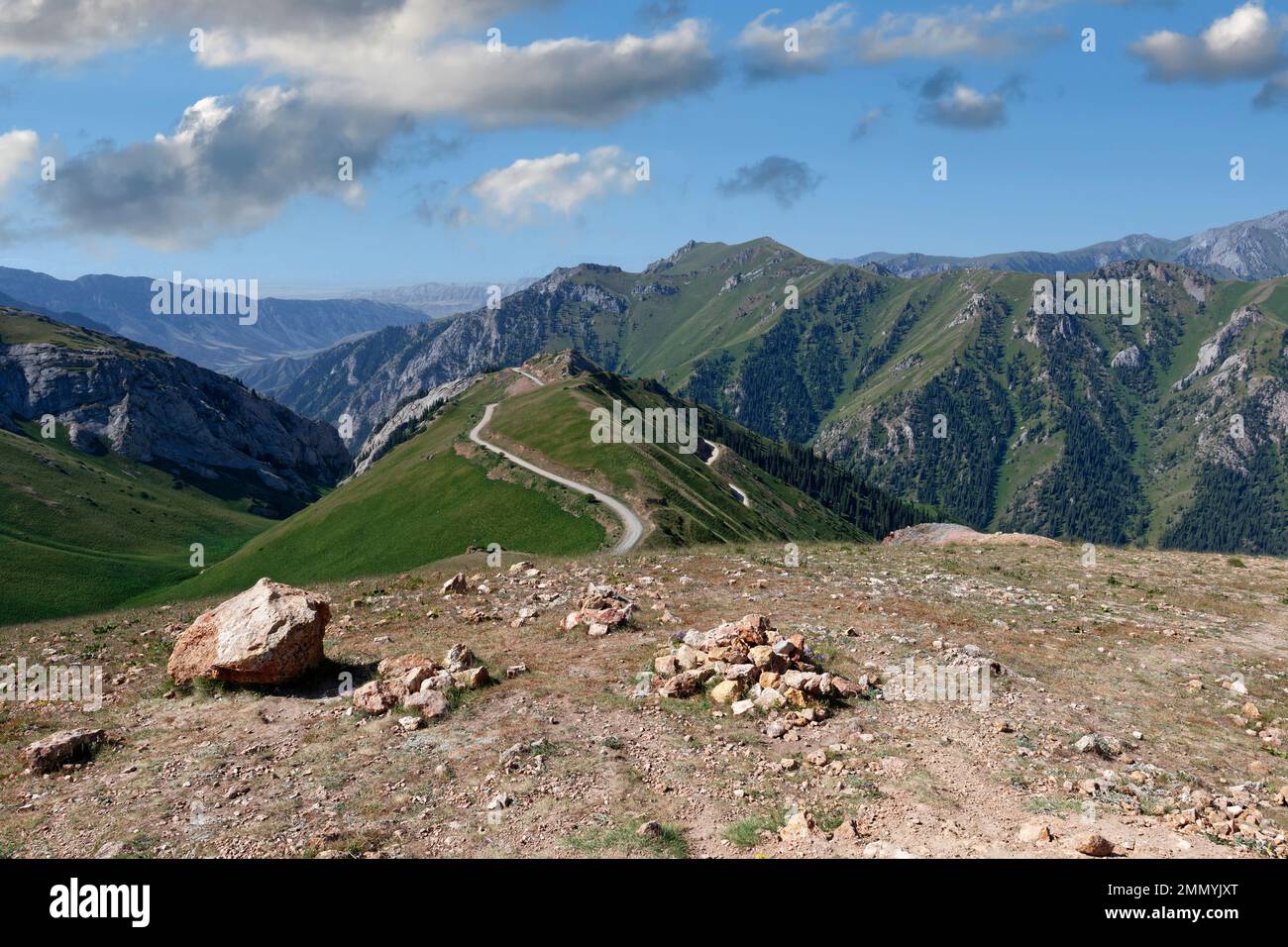 Moldo Ashuu Pass, Naryn Region, Kyrgyzstan Stock Photo - Alamy