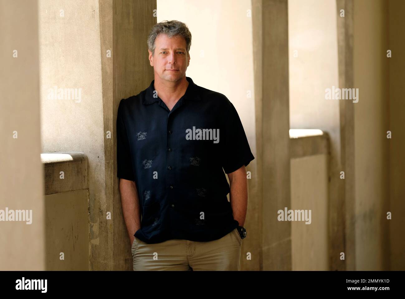 In this June 20, 2018 photo, Michael Scott Moore, author of "The Desert ...