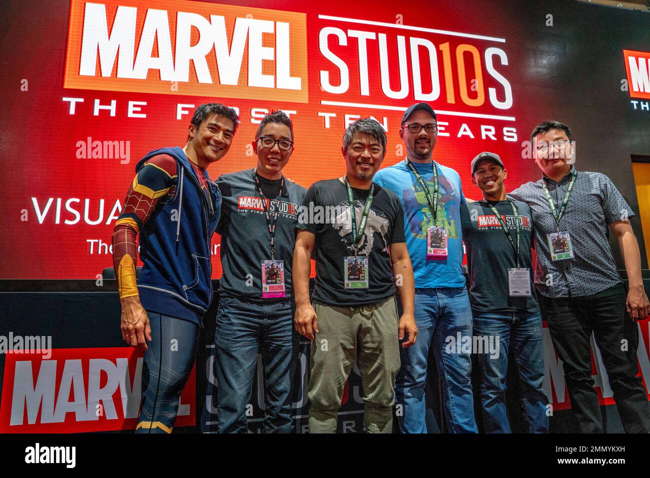 The Marvel Studios Visual Development Team, Rodney Fuentebella, left ...