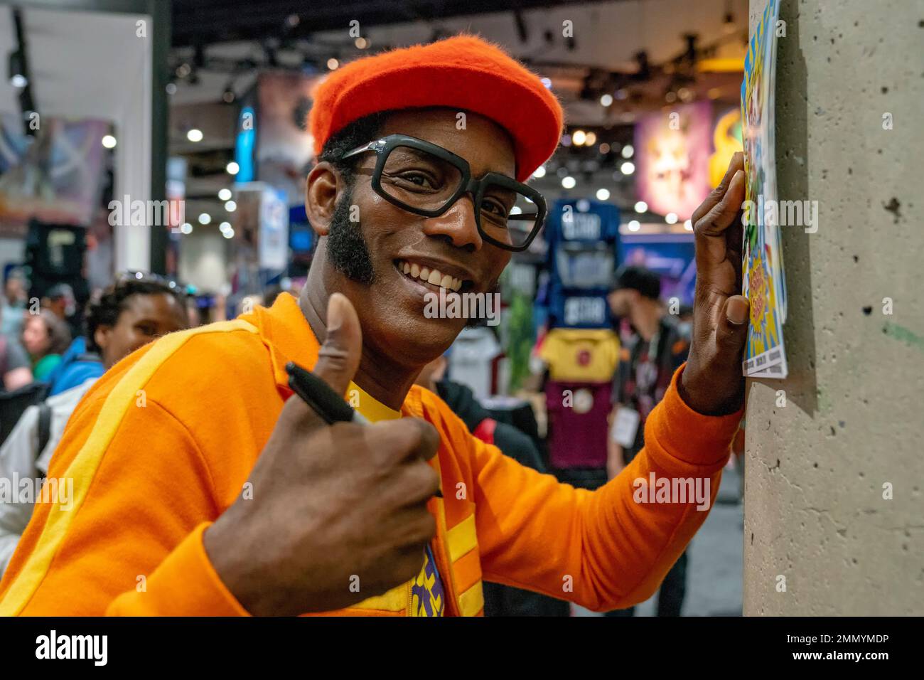 "DJ Lance Rock", Lance Robertson, of "Yo Gabba Gabba", signs autographs ...