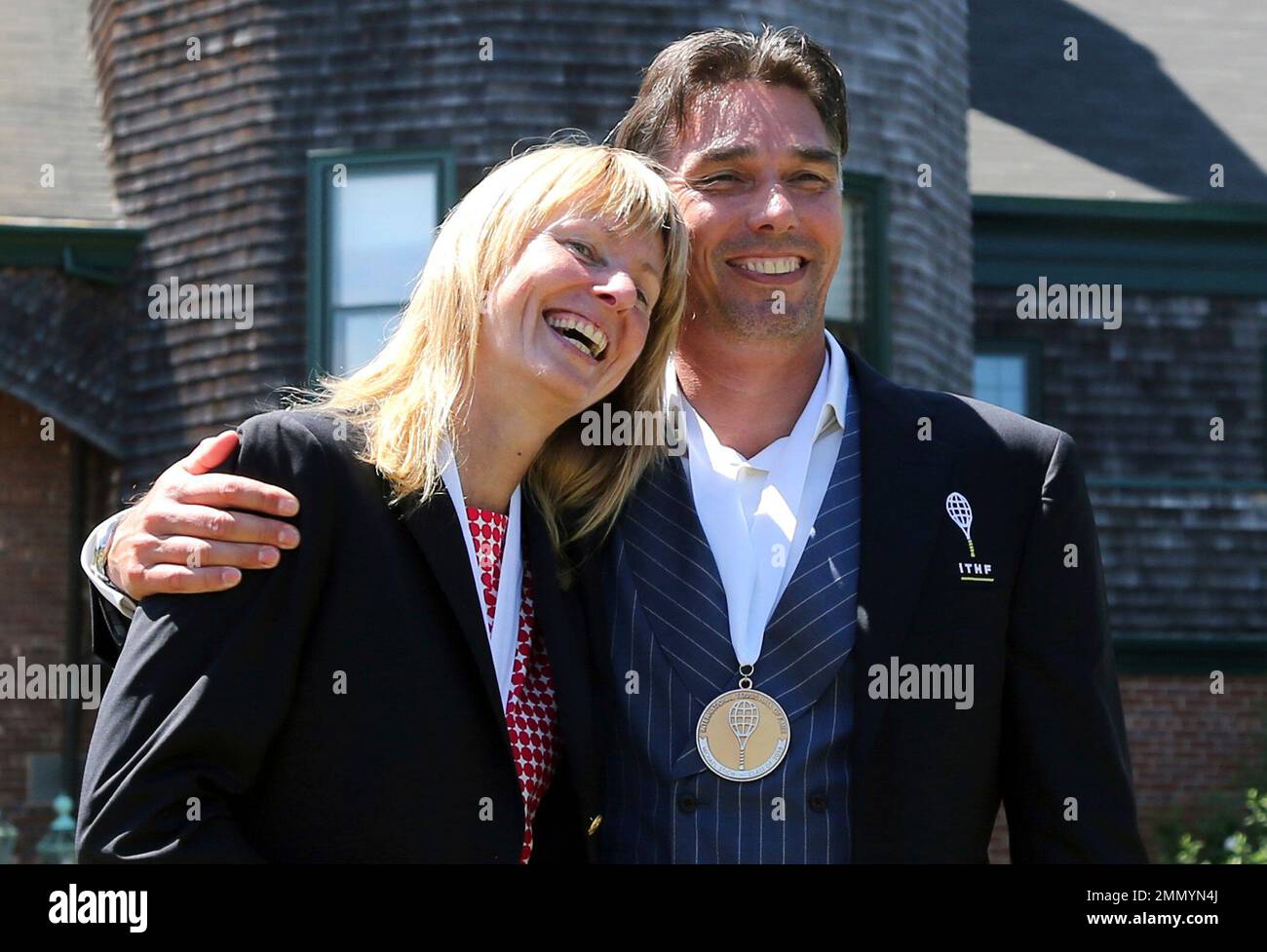 Tennis Hall of Fame inductees, Helena Sukova, of Czech Republic, and ...