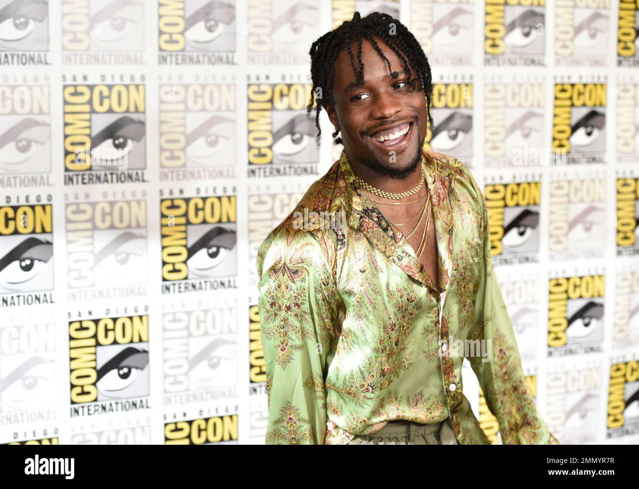 Shameik Moore attends the "Spider-Man: Into the Spider-Verse" press ...