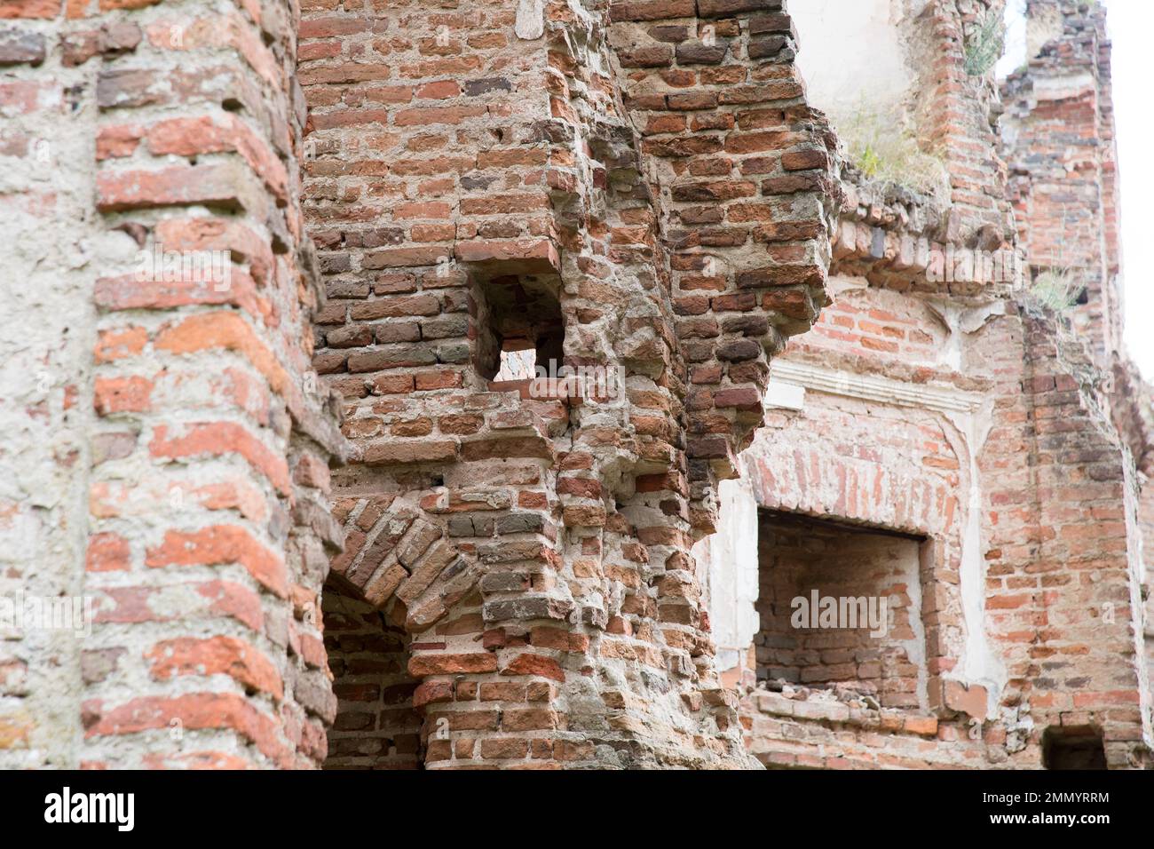 Ruins of the late Baroque Finckenstein Palace in Kamieniec, Poland ...