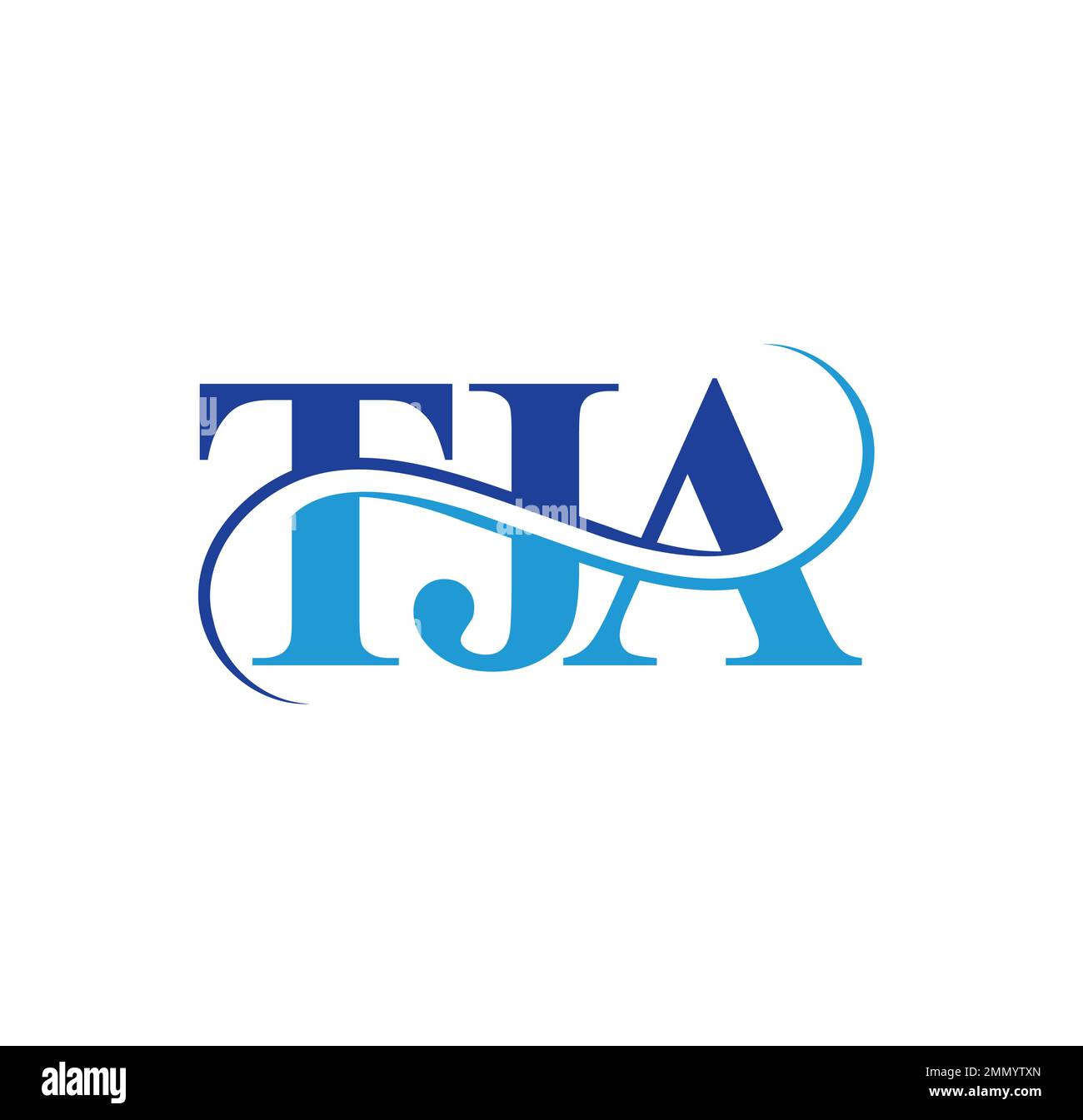 Monogram Logo Vector Sign illustration in white background isolated for ...