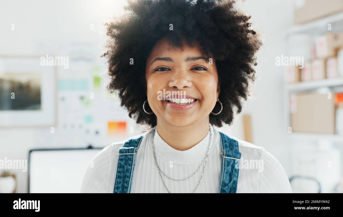 Creative, design and workshop with a female employee or designer ...