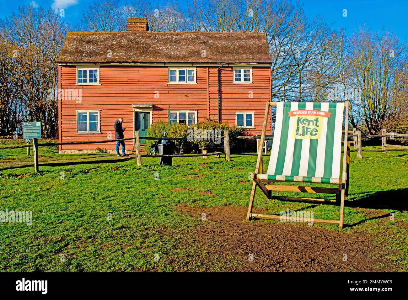 Petts farmhouse, Kent Life Museum, Maidstone, Kent, England Stock Photo ...