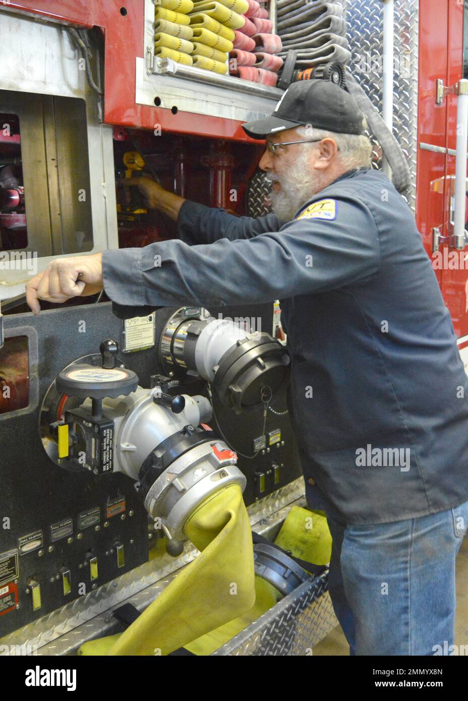 FORT CARSON, Colo. — Alfio Nigo, a ground support equipment mechanic, with Army Field Support ...