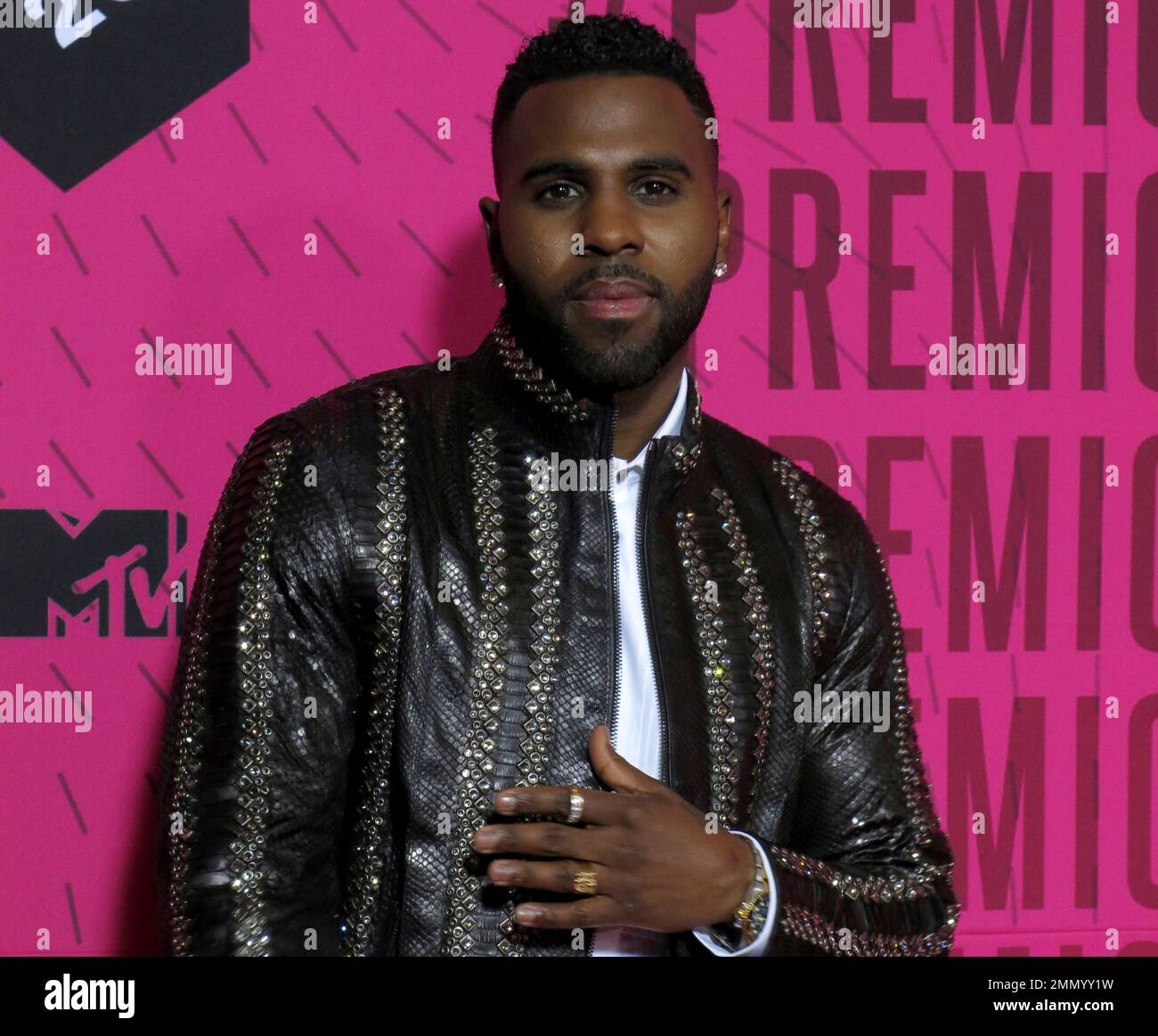 In this June 2, 2018 photo, U.S. singer Jason Derulo poses for a photo ...