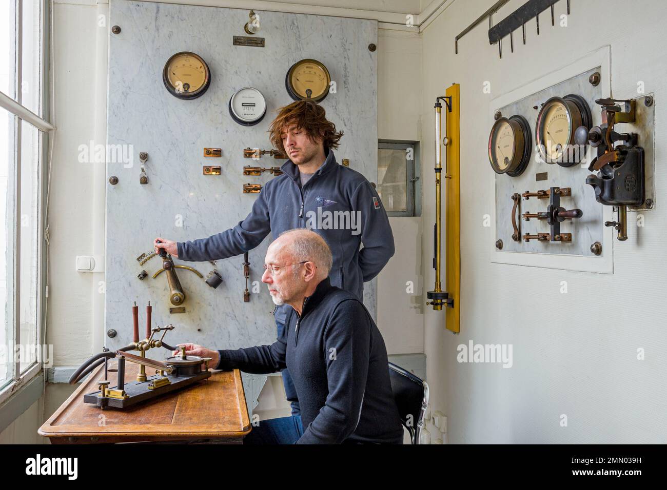 France, Paris, the Gustave Eiffel wind tunnel, laboratory built by ...