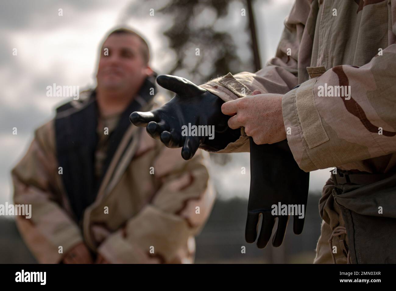 U.S. Army Soldiers with 153rd Medical Detachment (Blood Support), 56th ...