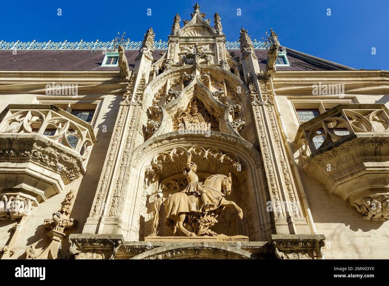 France, Meurthe et Moselle, Nancy, detail of the equidian statue of ...