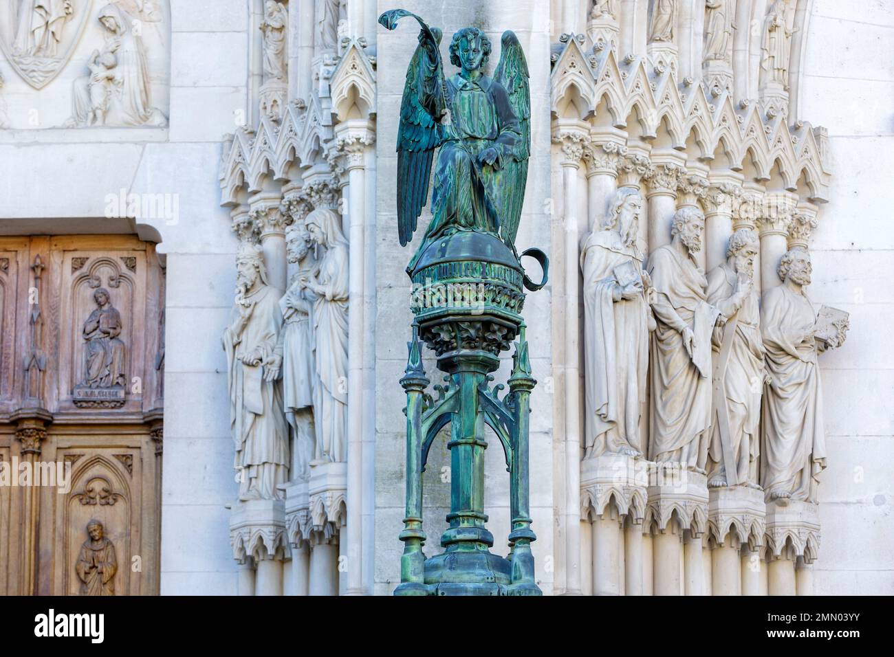 France, Meurthe et Moselle, Nancy, bronze sculpture representing the ...