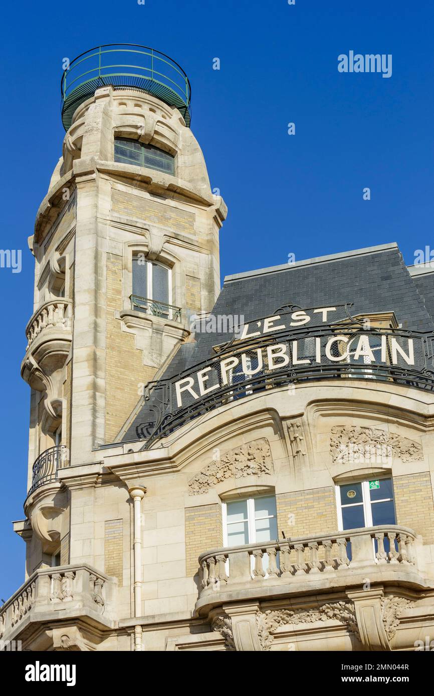 France, Meurthe et Moselle, Nancy, former head office of newspaper L ...