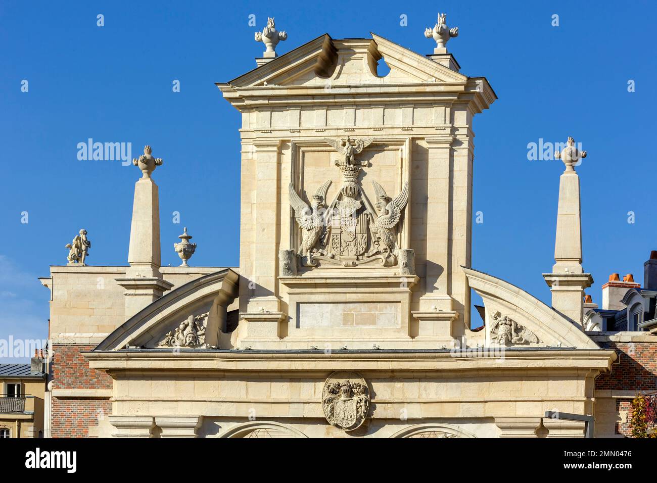 France, Meurthe et Moselle, Nancy, Saint Nicolas gate built during the ...