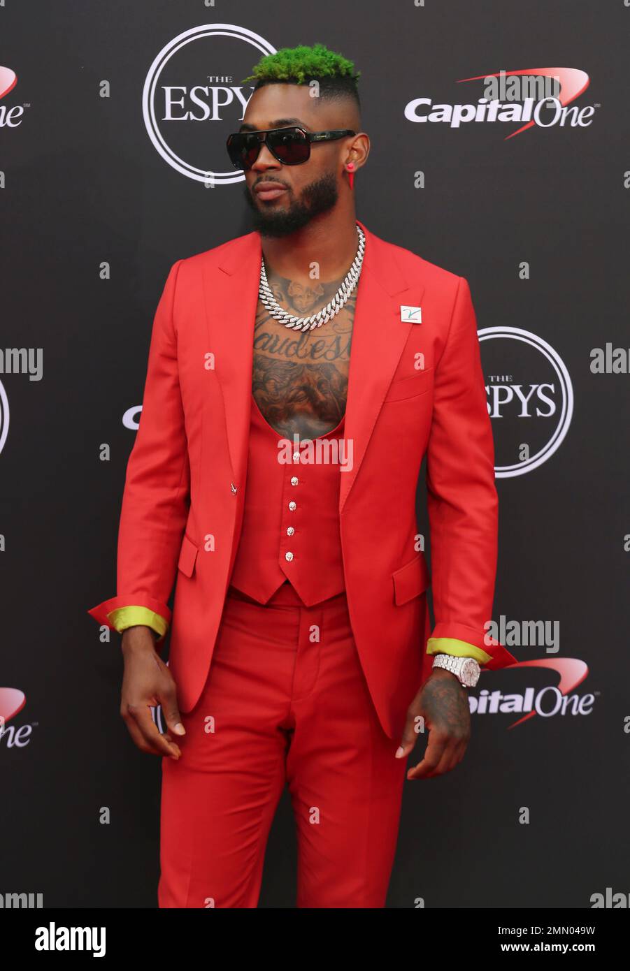 NFL football player Jalen Mills, of the Philadelphia Eagles, arrives at ...