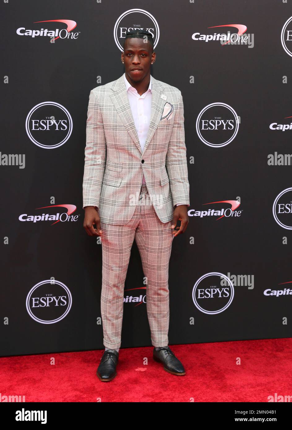 NFL football player John Ross, of the Cincinnati Bengals, arrives at ...