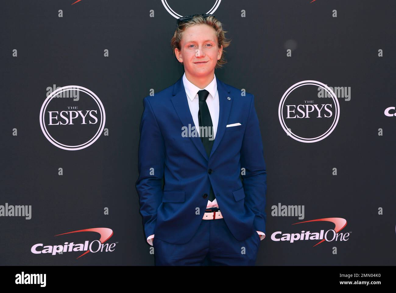 Redmond Gerard arrives at the ESPY Awards at Microsoft Theater on ...