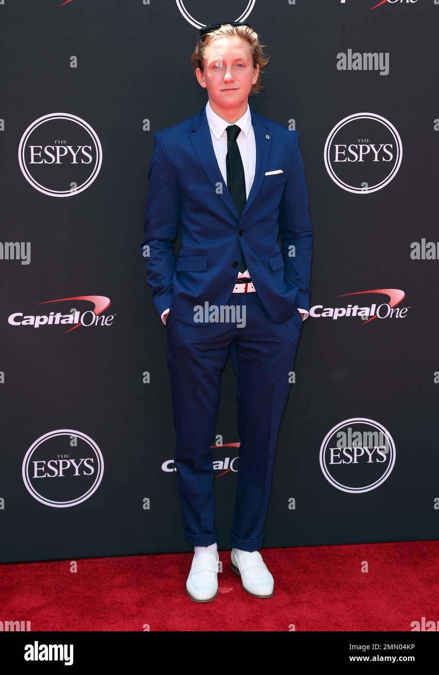 Redmond Gerard arrives at the ESPY Awards at the Microsoft Theater on ...