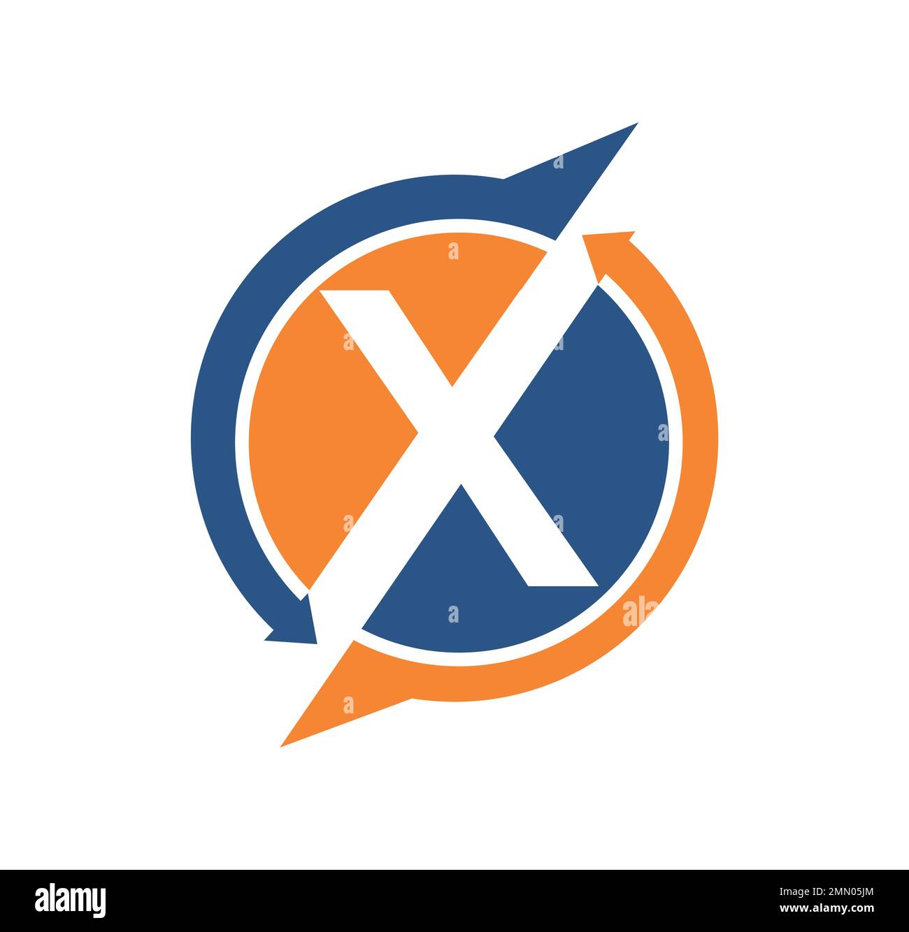 A vector illustration of Bubble Chat Monogram Initial Letter X Icon in ...