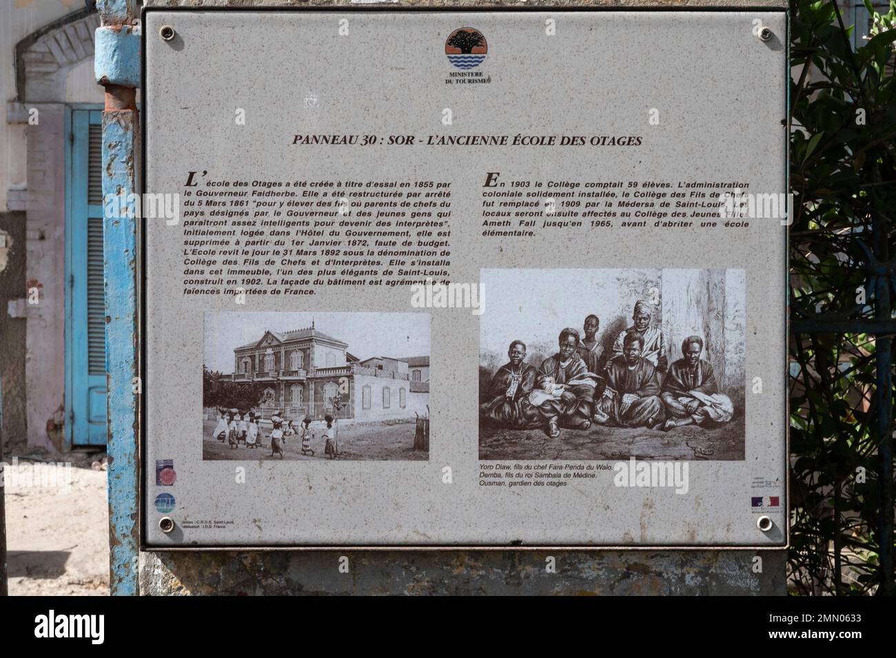 Senegal, Saint Louis, listed as World Heritage by UNESCO, the former ...