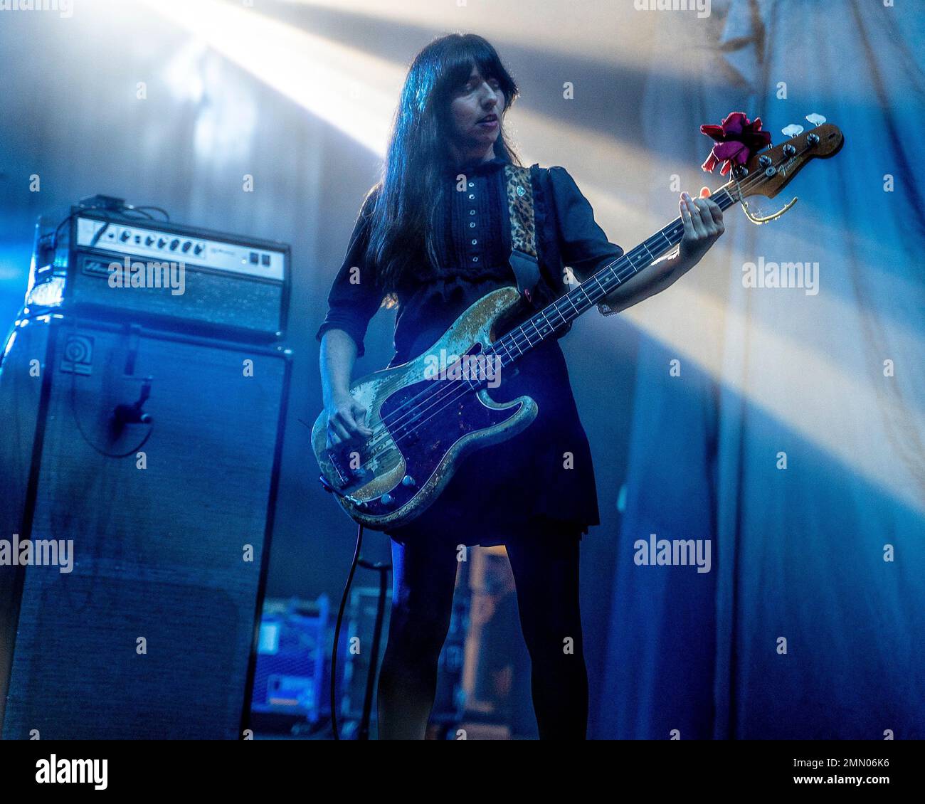 The American Rock Band Pixies With Bass Player Paz Lenchantin Performs