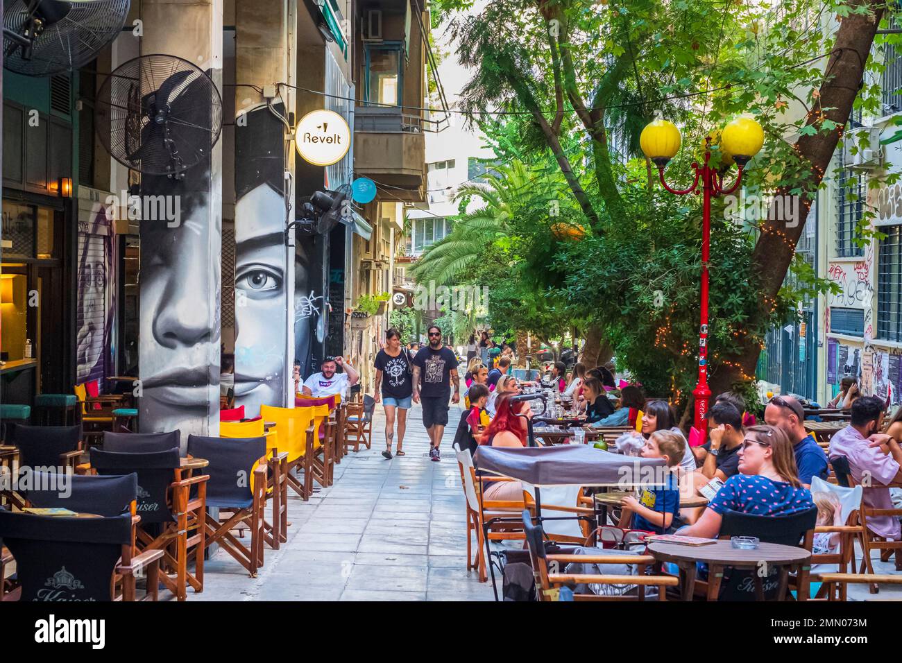Cafe exarchia athens hi-res stock photography and images - Alamy