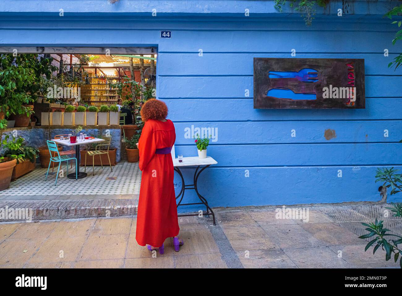 Greece, Athens, Exarchia or Exarcheia district, the anarchist, artistic ...