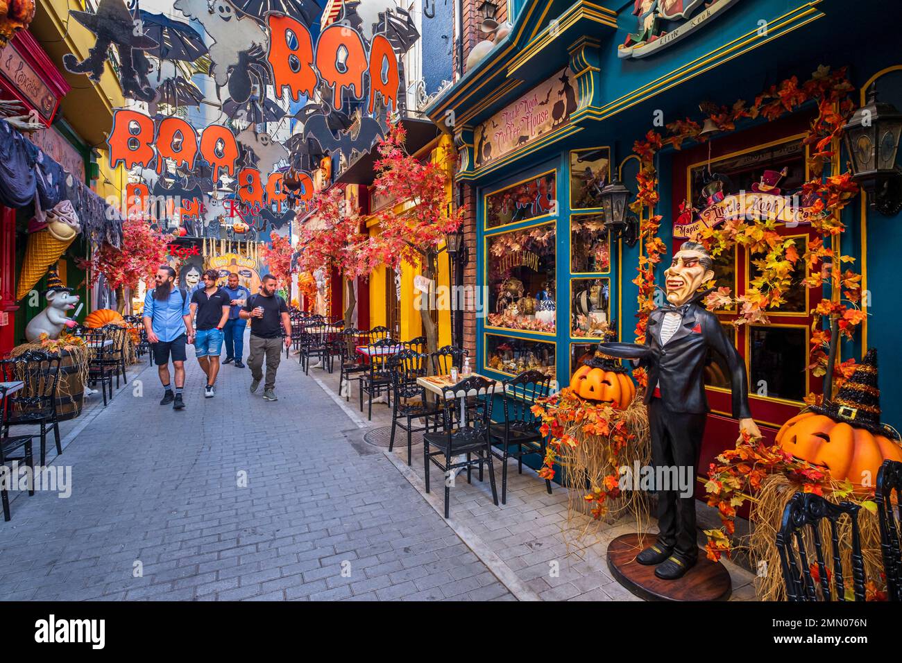 Greece, Athens, Psiri (or Psyri) district, Little Kook Coffee House ...