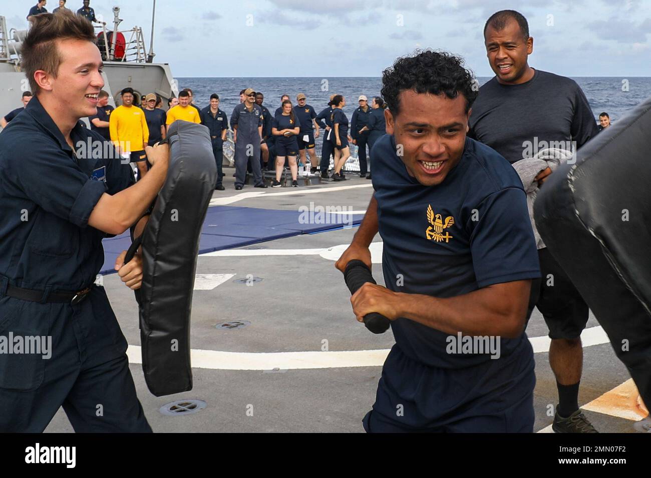 SOUTH CHINA SEA (Sept. 23, 2022) Seaman Francisco Pagan Sanchez, from ...