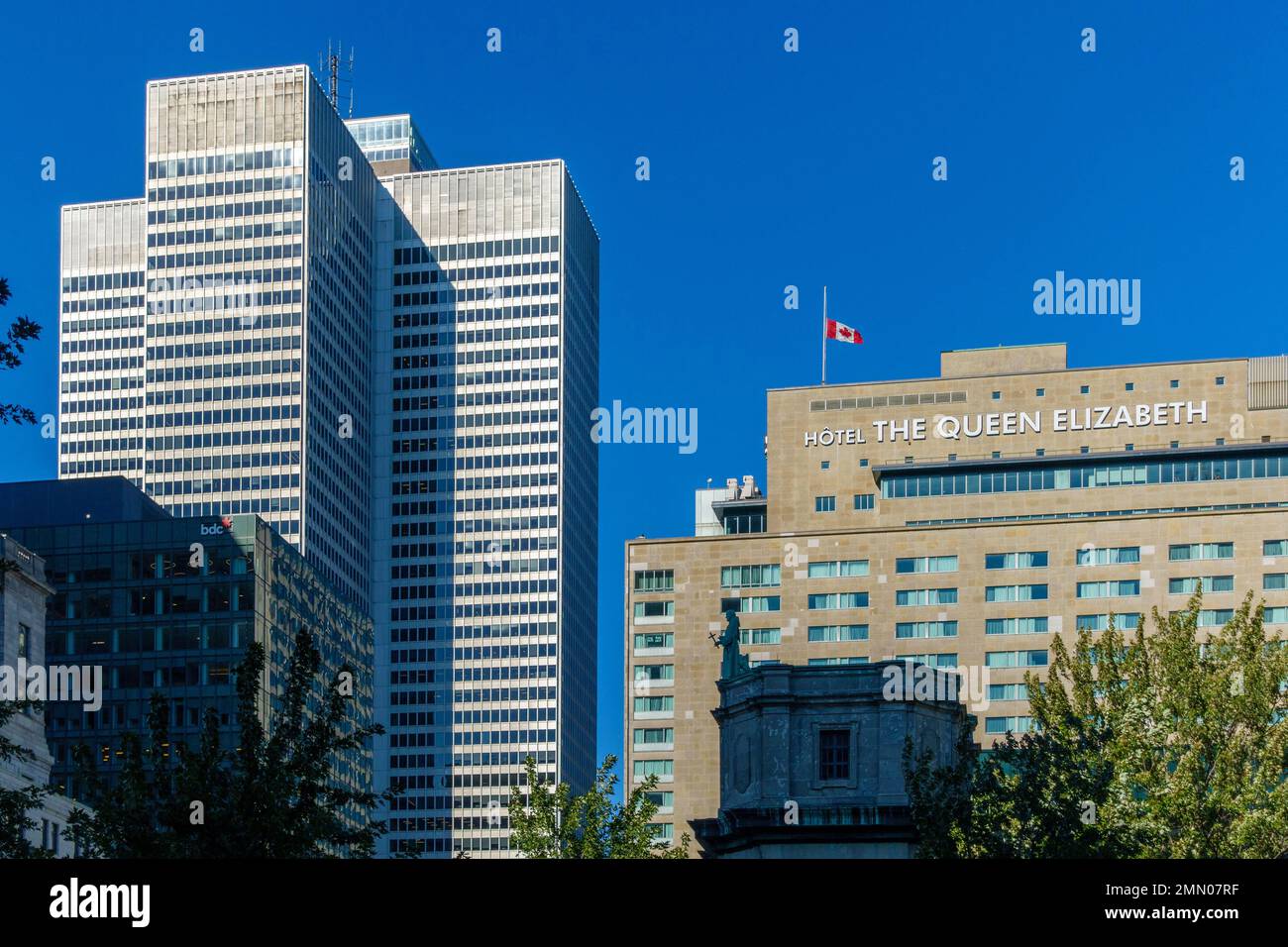 Canada, province of Quebec, Montreal, the city center and its ...