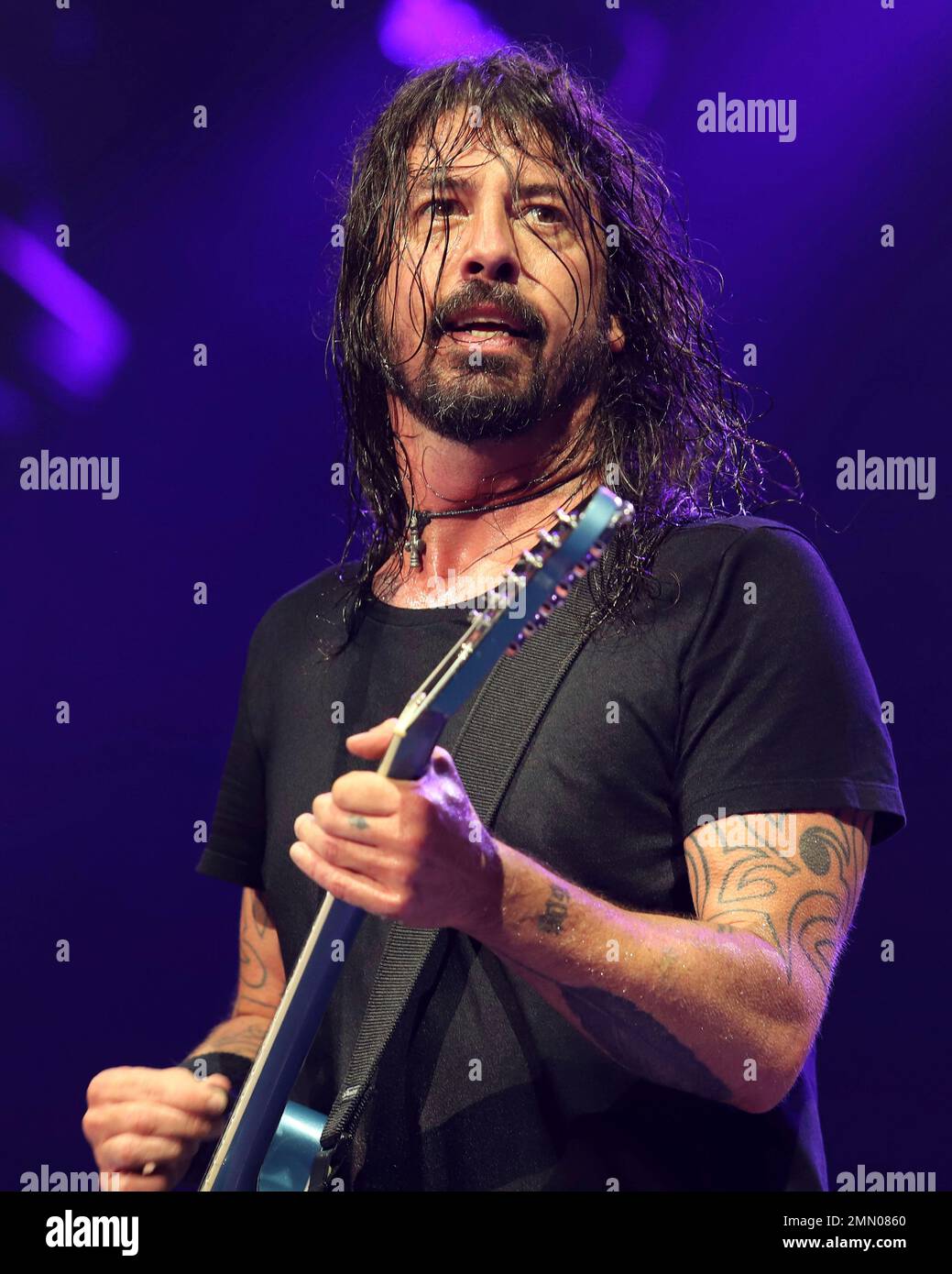 Dave Grohl of the Foo Fighters performs in concert at Madison Square ...